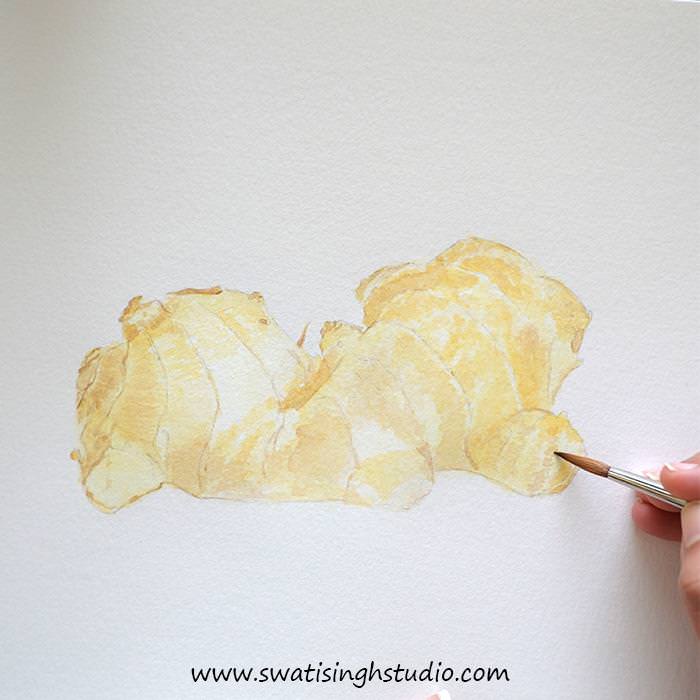 Ginger in watercolor