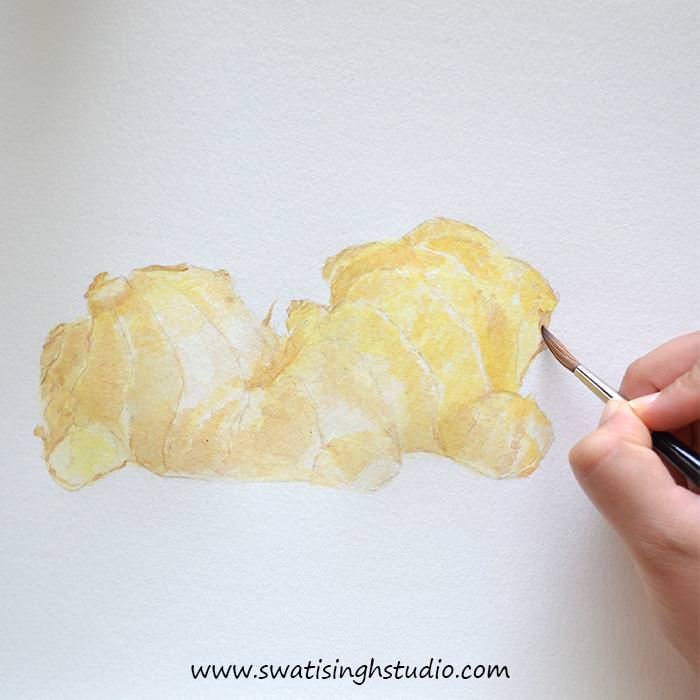 Ginger in watercolor