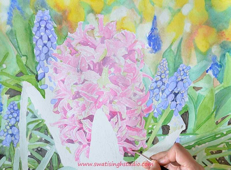 Hyacinth Painting